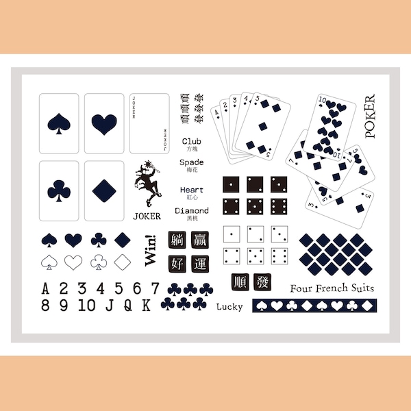 Playing Card Theme - Etsy