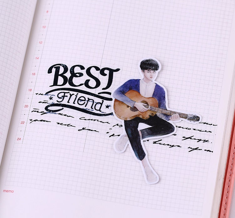 Fashion Street Boy Sticker, Comic Boy Stickers Pack~die-cut Sticker ...