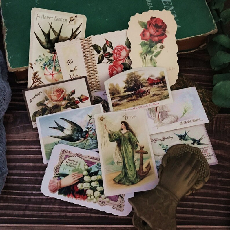 Vintage Garden Flower Ephemera Pack Forest Lady Vintage Junk - Etsy