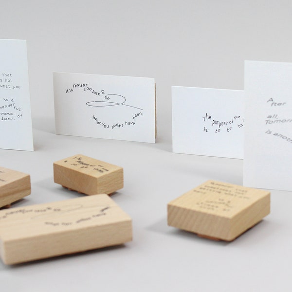 Message Rubber Stamp - Etsy