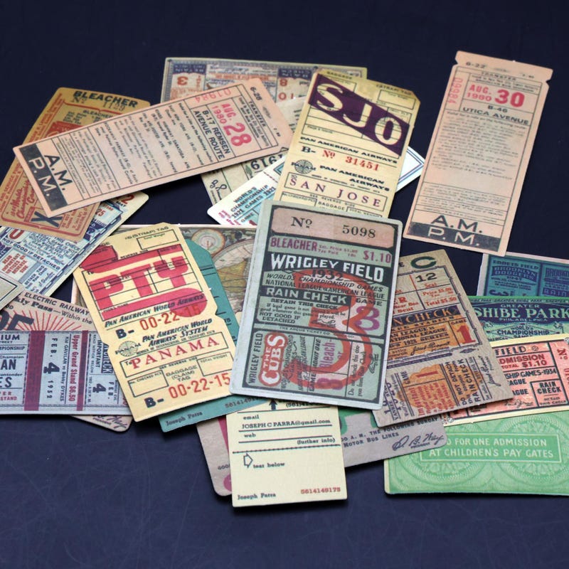 Old Tickets - Etsy