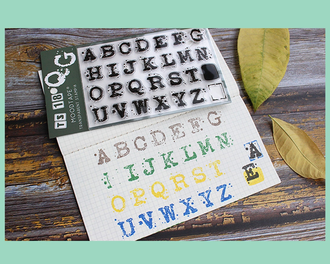 Clear Stamp Set / Clear Stamps /letter Alphabet Transparent - Etsy