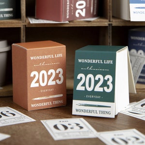 2023 Calendar Mini Calendar Small Calendar Pocket Calendar, Card, Junk ...