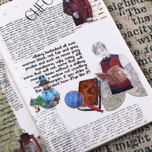 Vintage Gentleman Men Sticker, Old Town Handsome Boy Stickers Pack Die ...