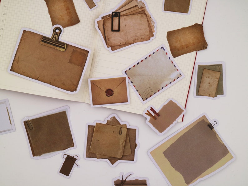 Writable 45pcs/pack Notice Note Board Envelope Stickers | Etsy