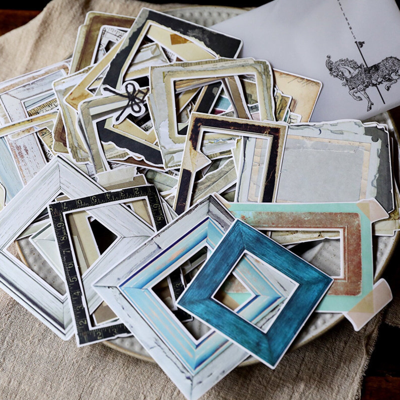 Vintage Frame Stickers 35pcs/pack Vintage Frame Windows - Etsy