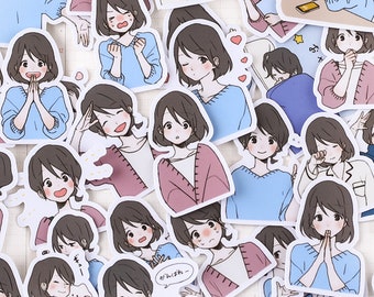 Modern Girl Stickers - Etsy