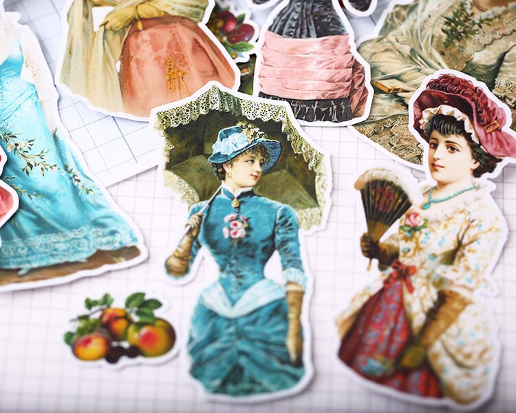 Vintage Girls Victorian Woman Characters Beauty Themed - Etsy