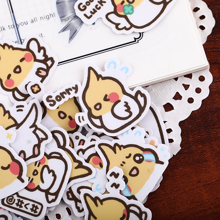 Cute Cockatiel Sticker Themed Animal Sticker Bird Stickers Die - Etsy