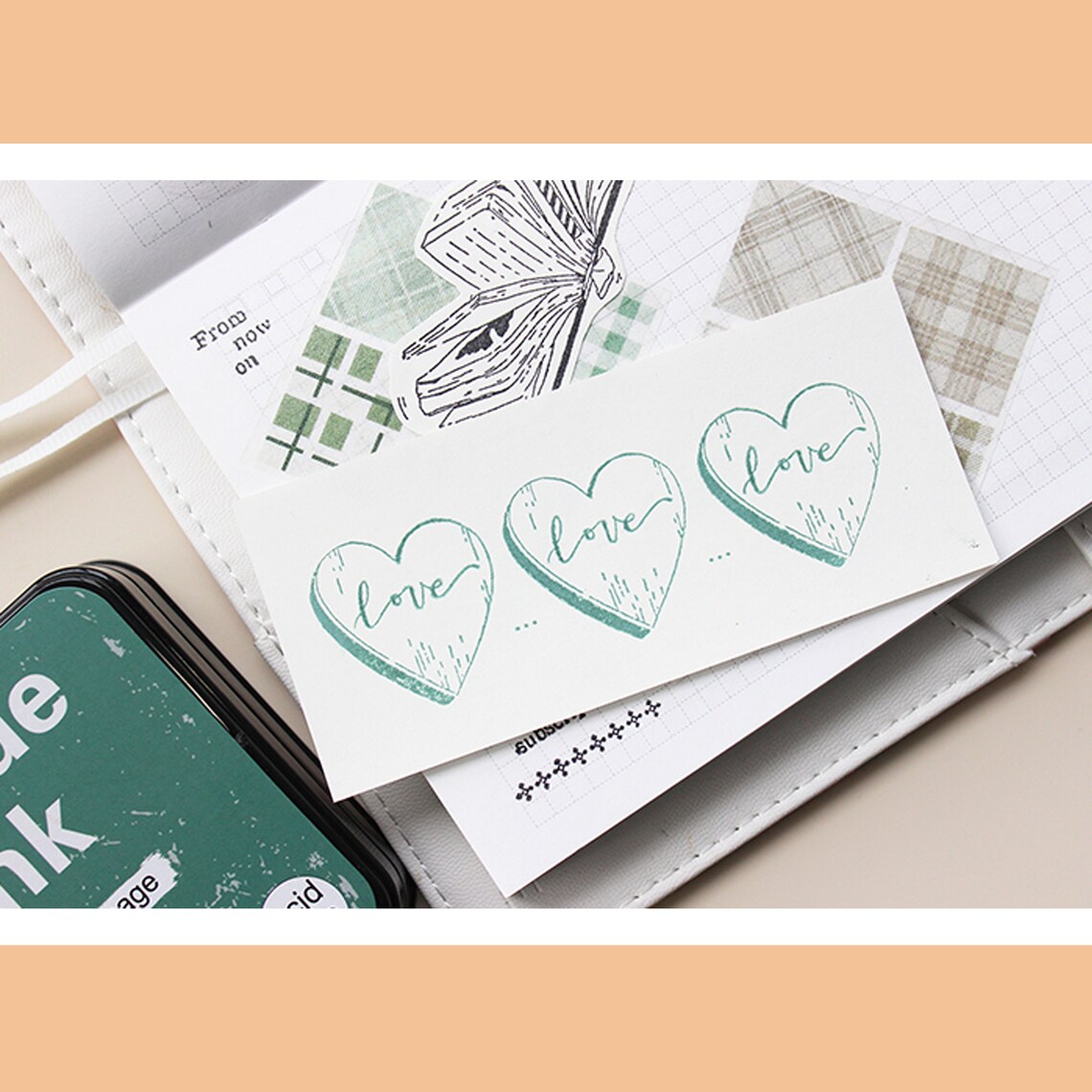 Clear Stamp Set /clear Stamps / Reading Time Flower Relax Time ...