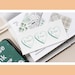 Clear Stamp Set /clear Stamps / Reading Time Flower Relax Time ...
