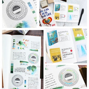 Wood Stamps Rubber Stamps Tracker Round Tracker Stamp, Calendar Stamp ...