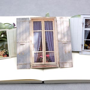 Various Window Paper Cuts 10pcs/pack Window Card Junk Journal Kit Pack ...
