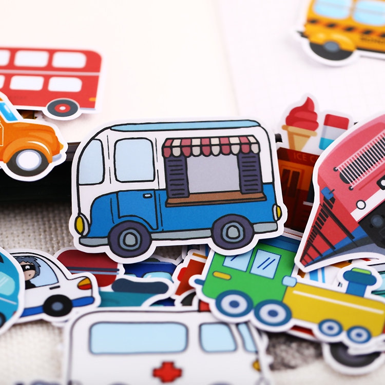 Cute Car Stickers Road Trip Car Vendor Van Motor Vehicle Bus Minivan ...