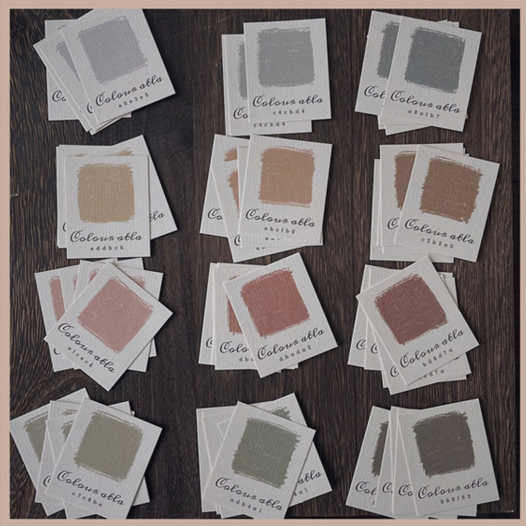 60PCS Mini Stamp Blanks, Paper Tags for Stamping, Punch Card, Textured ...