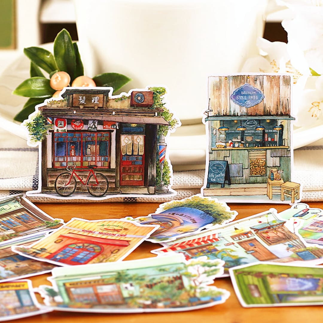 Shop Vender Sticker | Small Shop Vendor Street Vendor Themed Die-cut ...