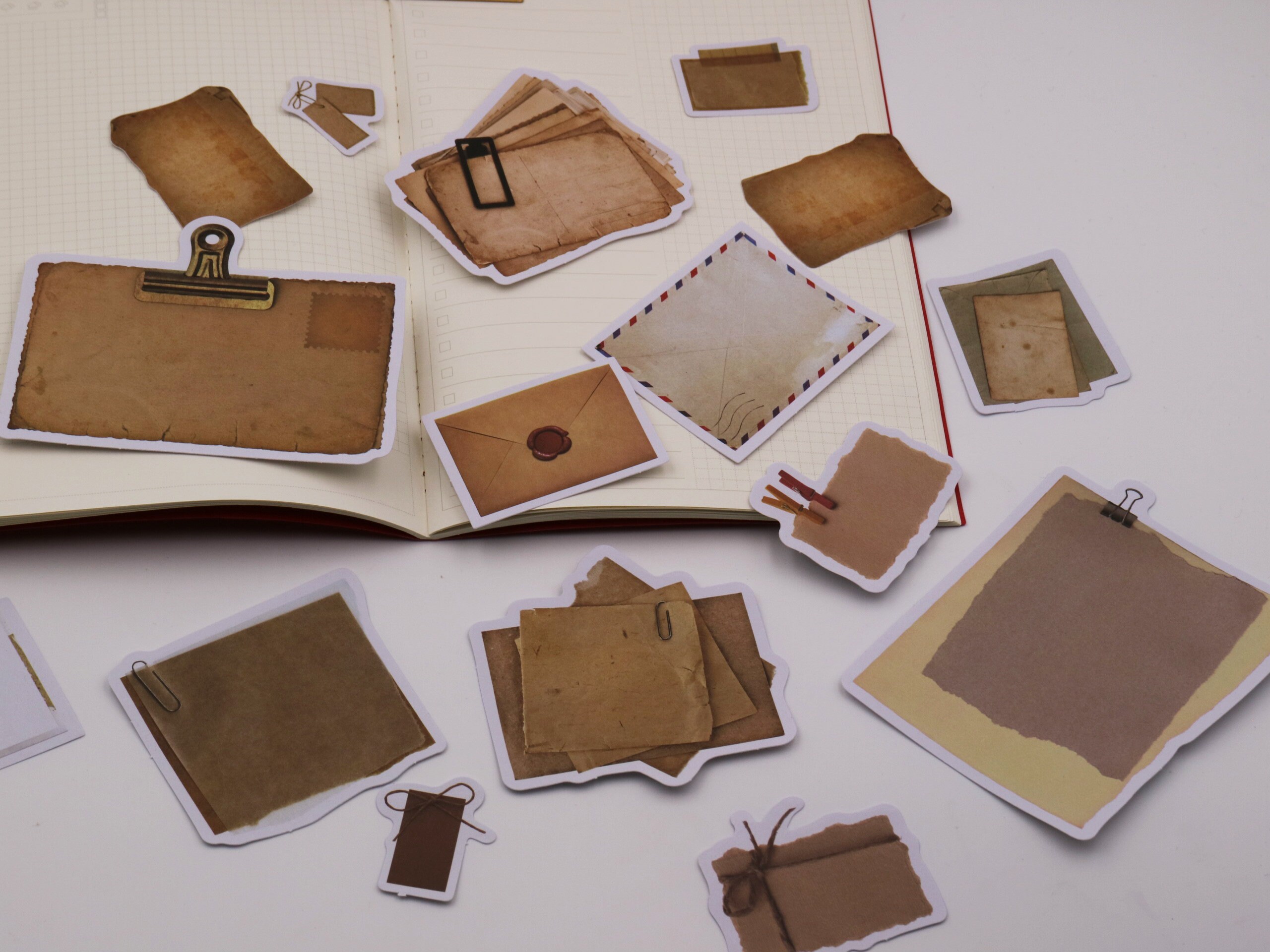 Writable 45pcs/pack Notice Note Board Envelope Stickers - Etsy