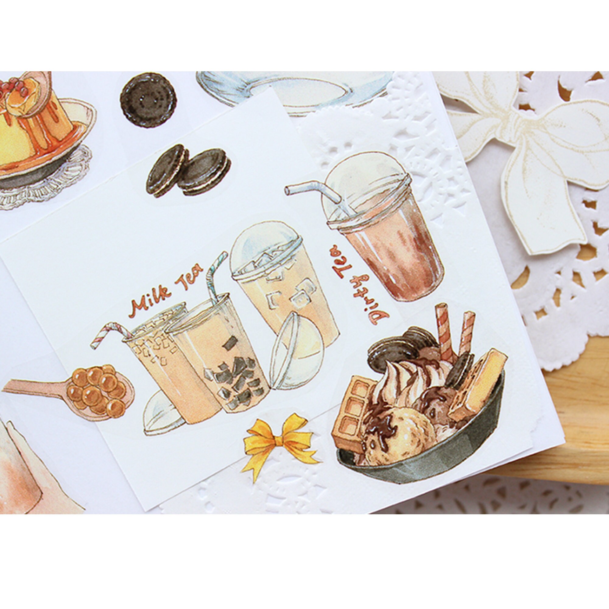 Afternoon Tea Tape Boba Tea Milk Tea Fruit Tea Snack Food | Etsy