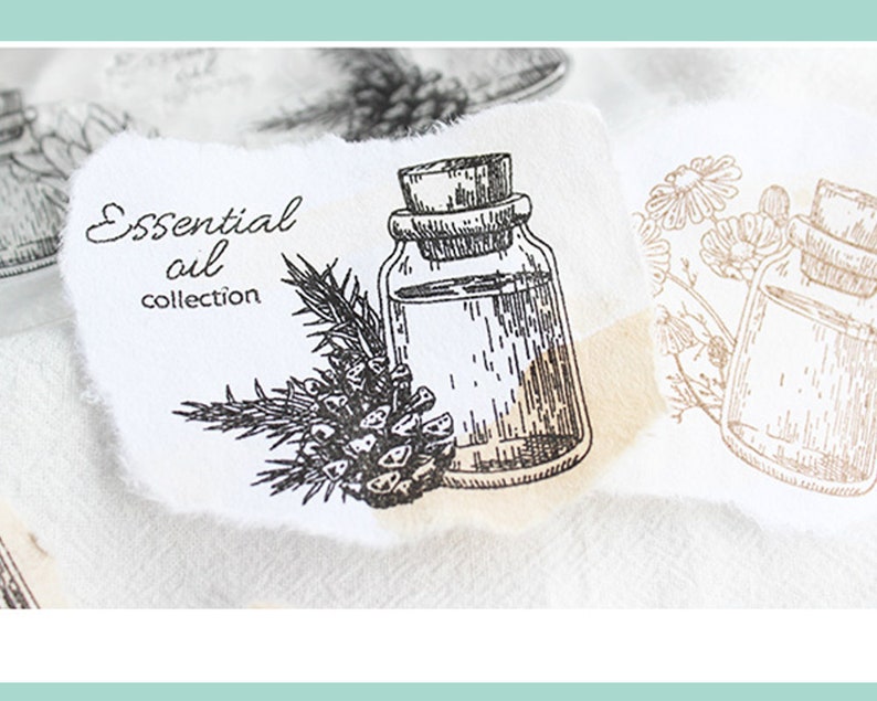 Clear Stamp Set / Clear Stamps /plant Extract Transparent - Etsy