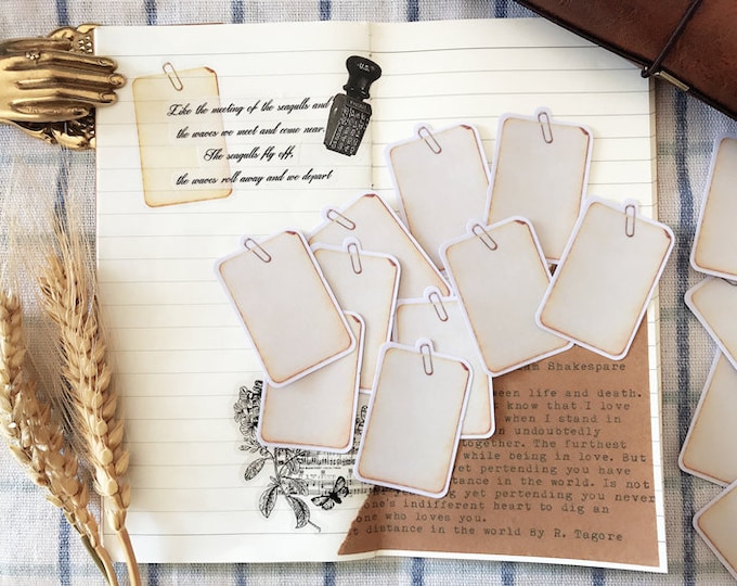 Museum Sticker Art Gallery 60pcs/pack Vellum Paper Texture | Etsy