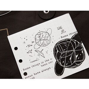 Constellation Wood Rubber Stamps ｜zodiac Solar System Starry Planet ...
