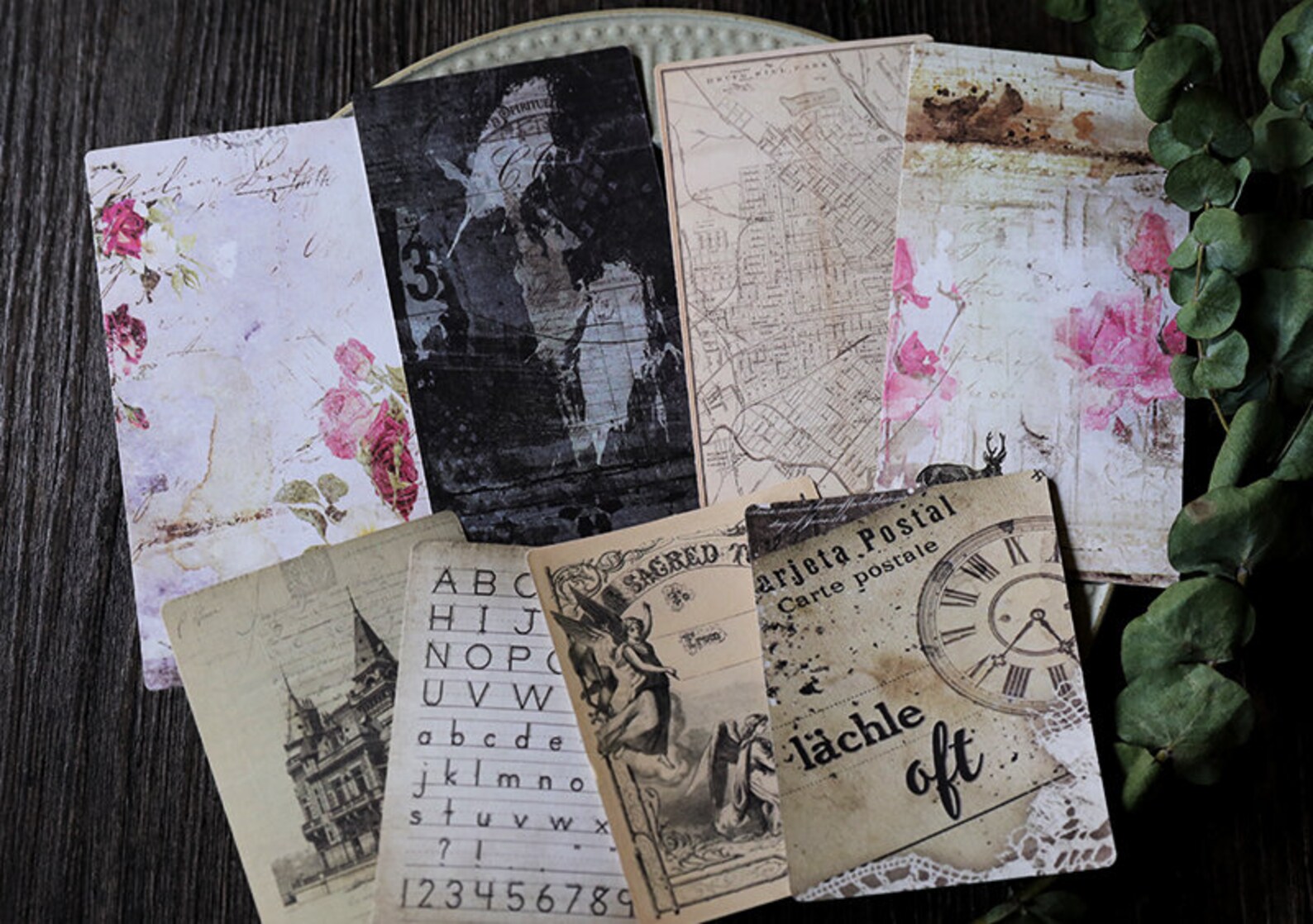 24pcs/pack Double-sided Vintage Paper Packvintage Paper - Etsy