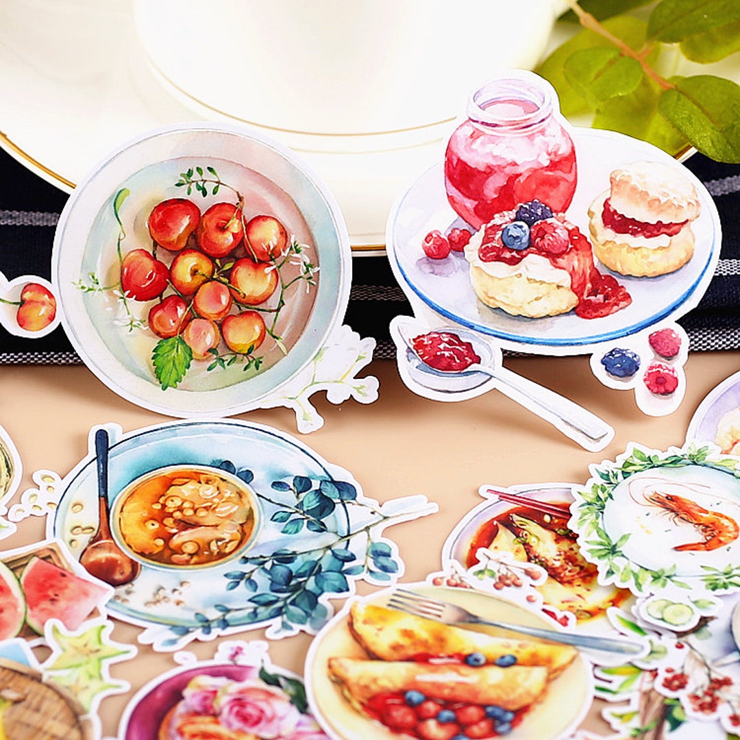 Sweets Stickers ｜ Fruit Afternoon Tea Noodles Dessert Food Candy Scone ...