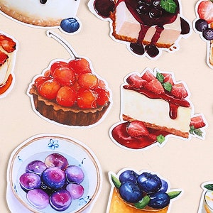 Sweets Stickers Dessert Food Candy Themed Sweets Pie Cake Decorative ...