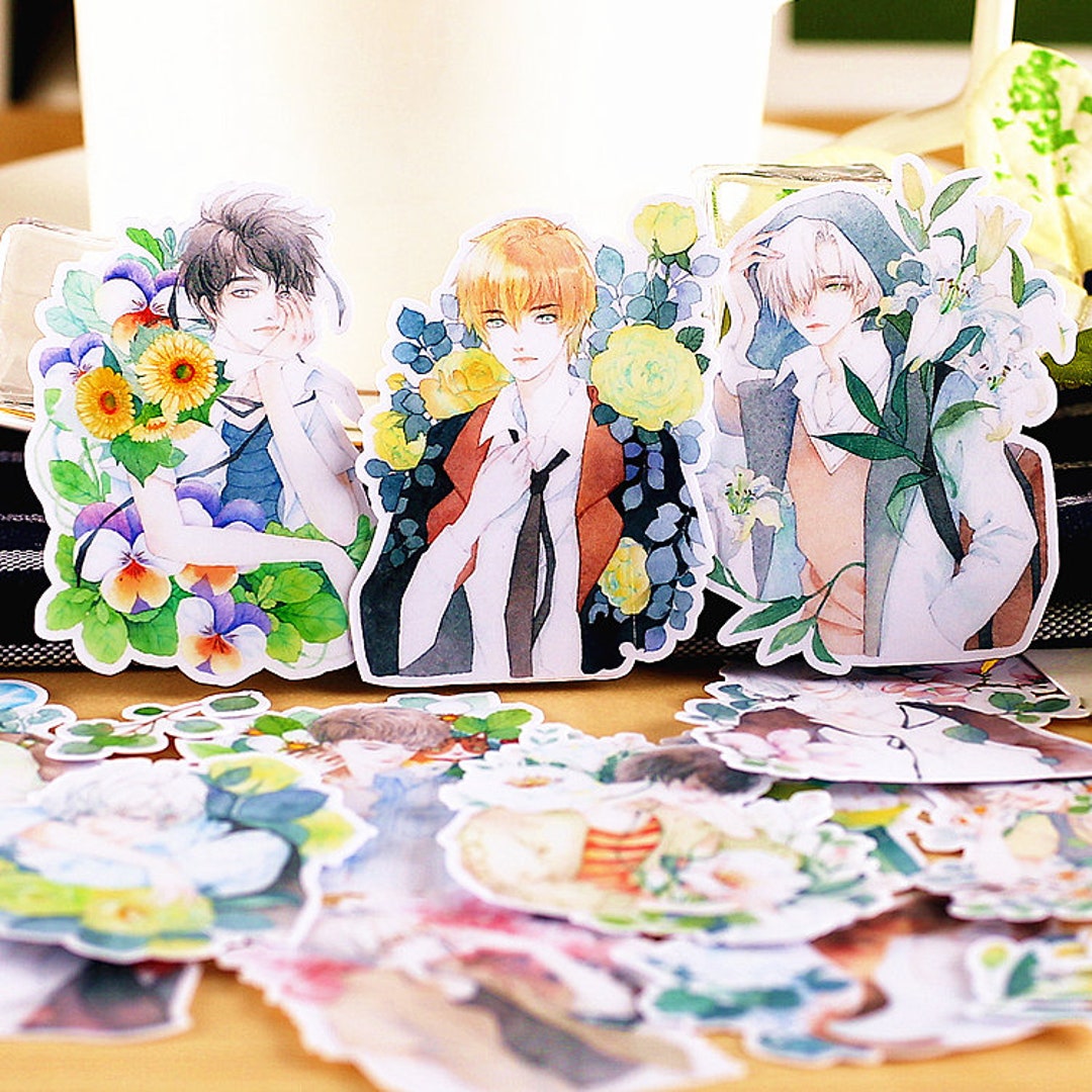 Fashion Street Boy Sticker, Comic Boy Stickers Pack~die-cut Sticker ...