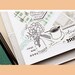 Clear Stamp Set /clear Stamps / Reading Time Flower Relax Time ...