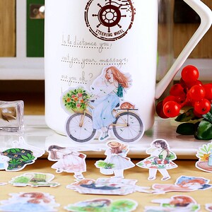 Fashion Girl Stickers | Casual Life Modern Girls Dress Street Style ...