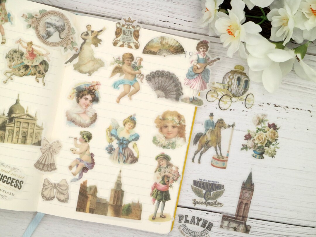 60pcs/pack Vintage People Noble Themed , Nobleman and Noble Ladies ...