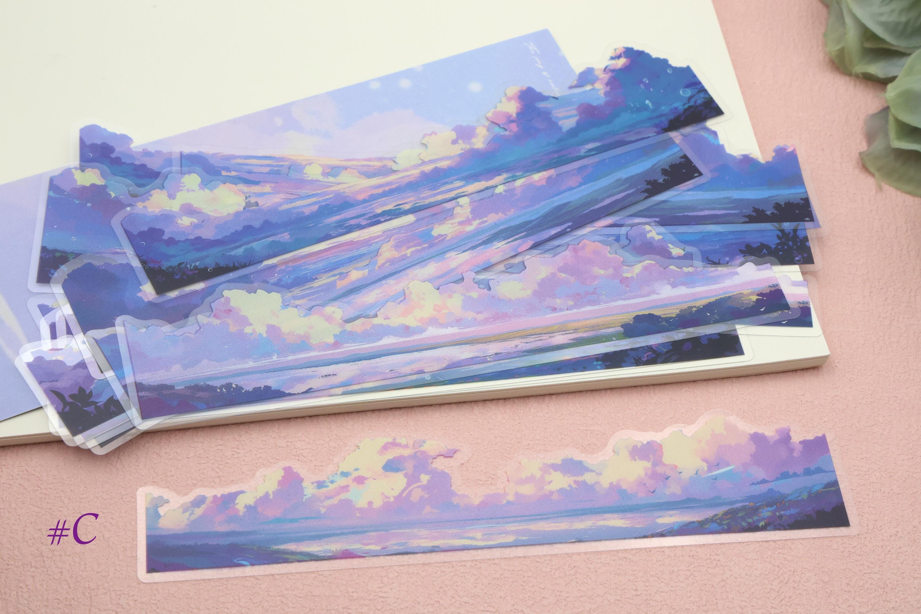 Nature Scene PET Strips Stickers | 20pcs/sheets Breathtaking Nature ...
