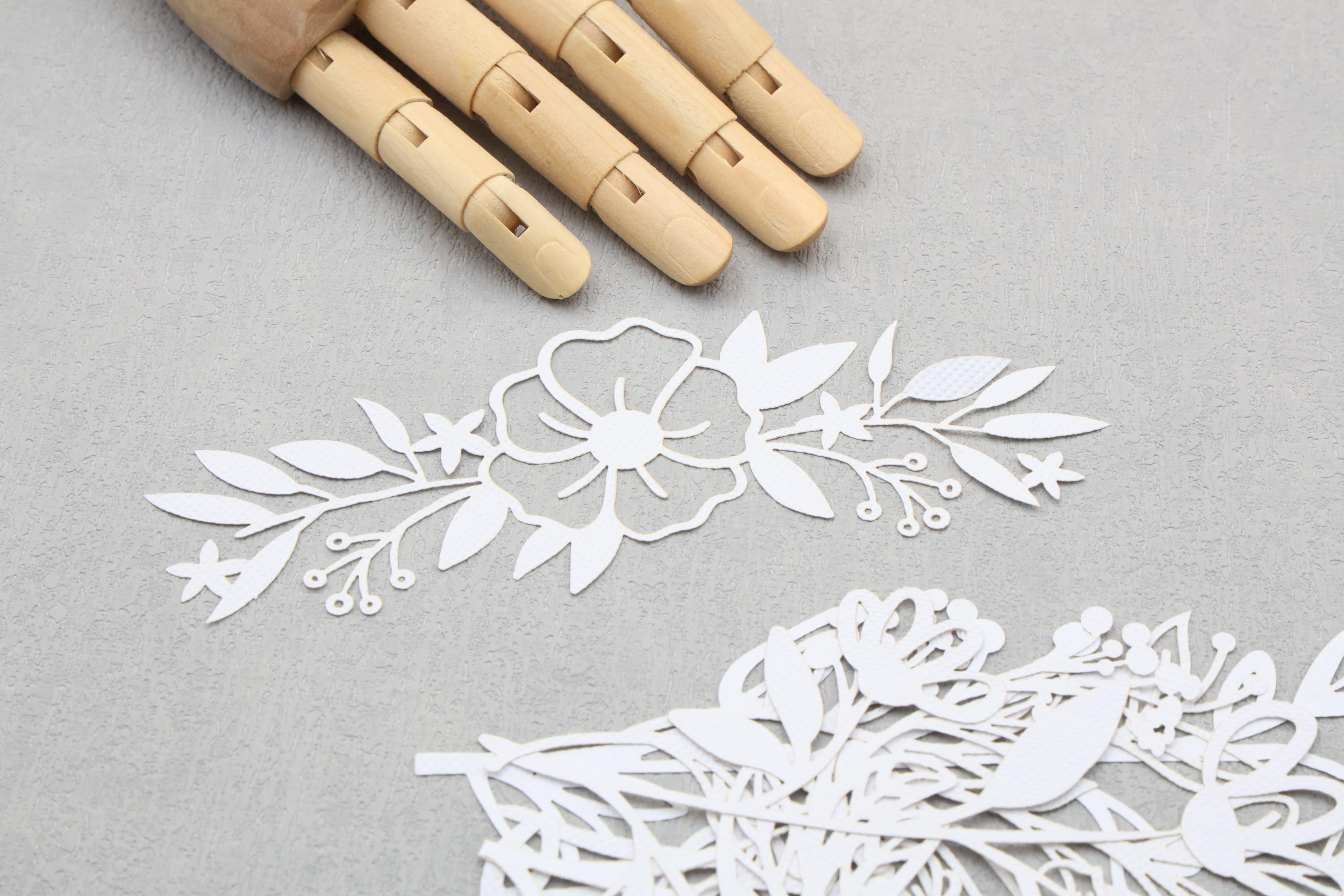10PCS Assorted Lace Strips Paper Die-cuts, Lace Paper Cutting Thin Die ...