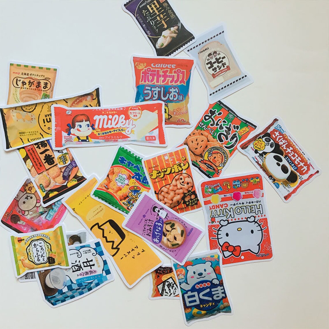 Snack Themed Food Chocolate Potato Chips Decorative Stickers | Etsy