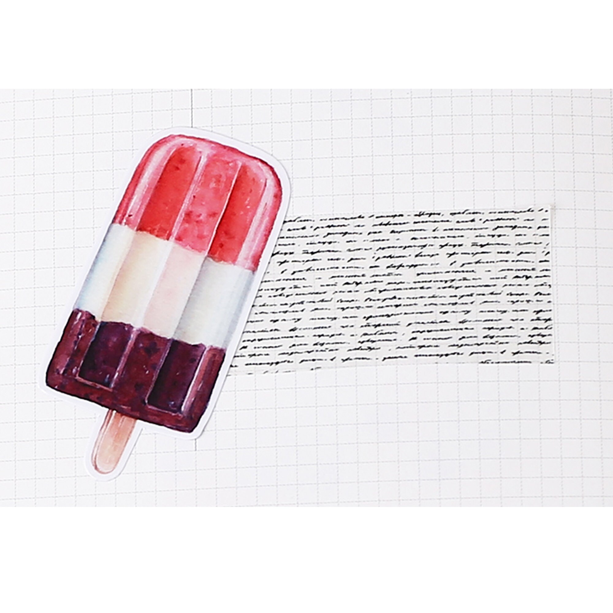 Ice pop stickers fruit strawberry popslice kiwi orange ice | Etsy