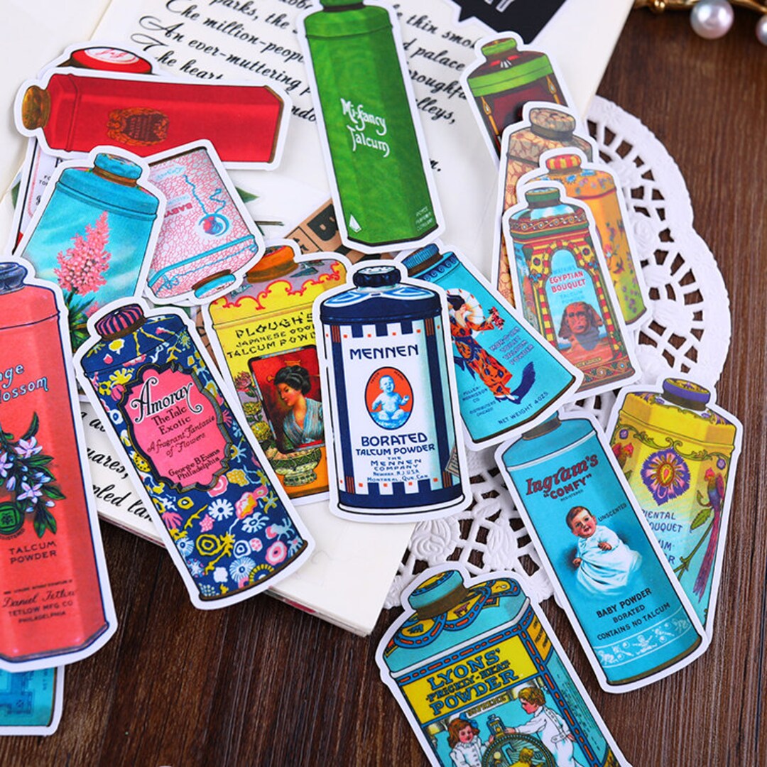 Metal Container Stickers Bottle Can Perfume Lid Tin Food - Etsy