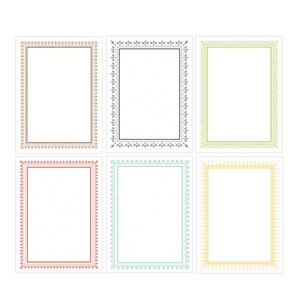 Vintage Frame Cards | Blank Cards Frame Cards Ephemera Card Collage ...