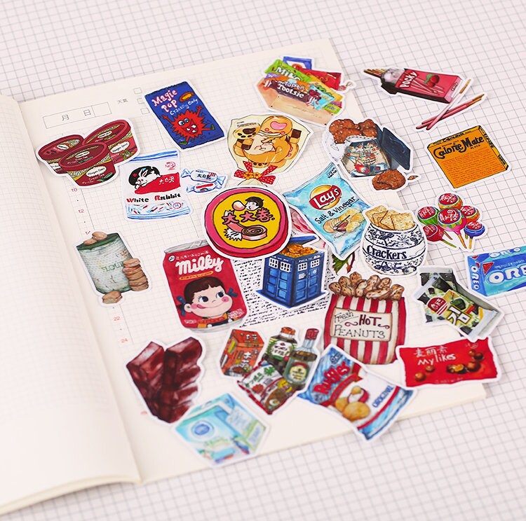 Snack Themed Coke Beer Decorative Stickers, Die Cut Stickers ...