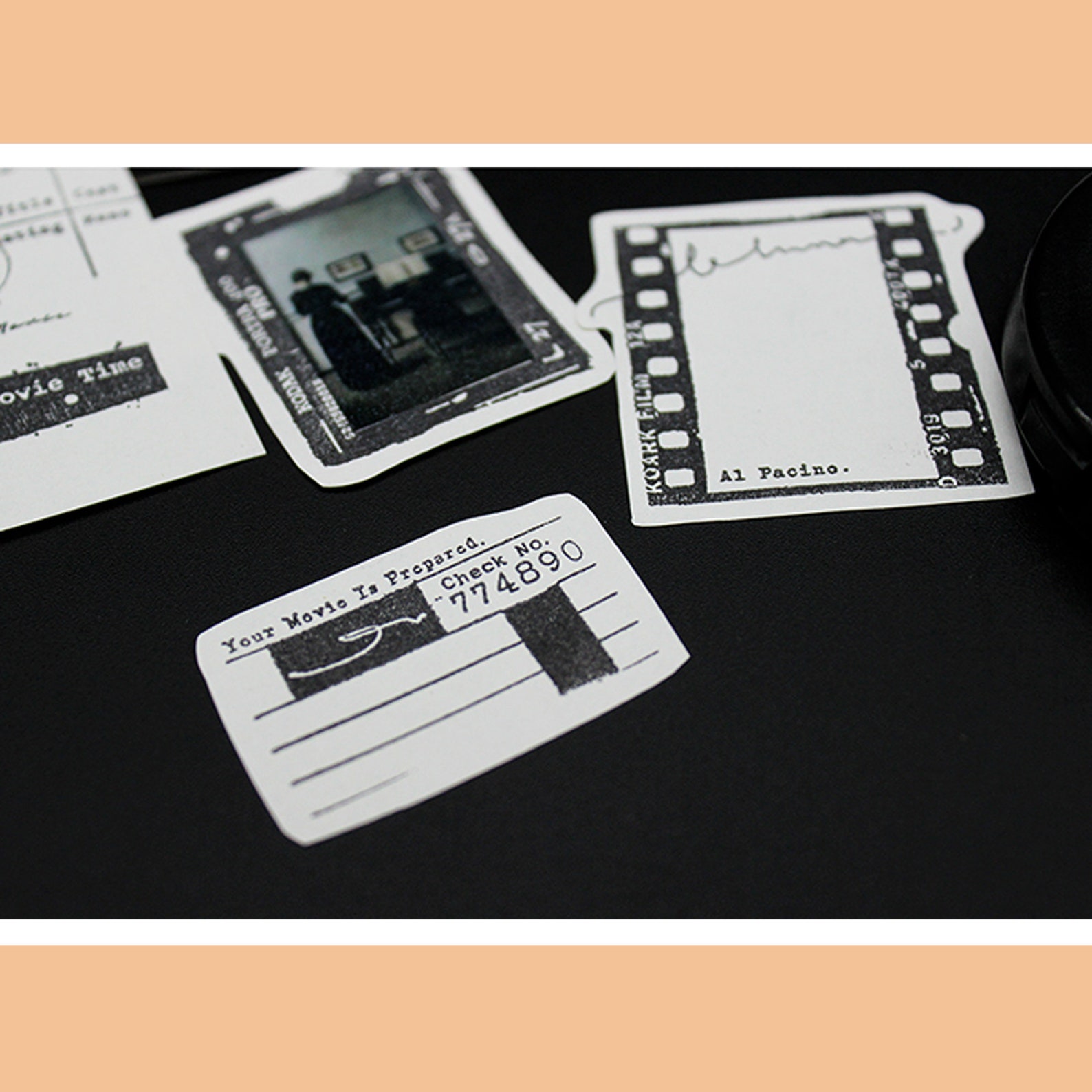 Clear Stamp Set /clear Stamps / Film Frame Vintage Filmstrip Lens ...