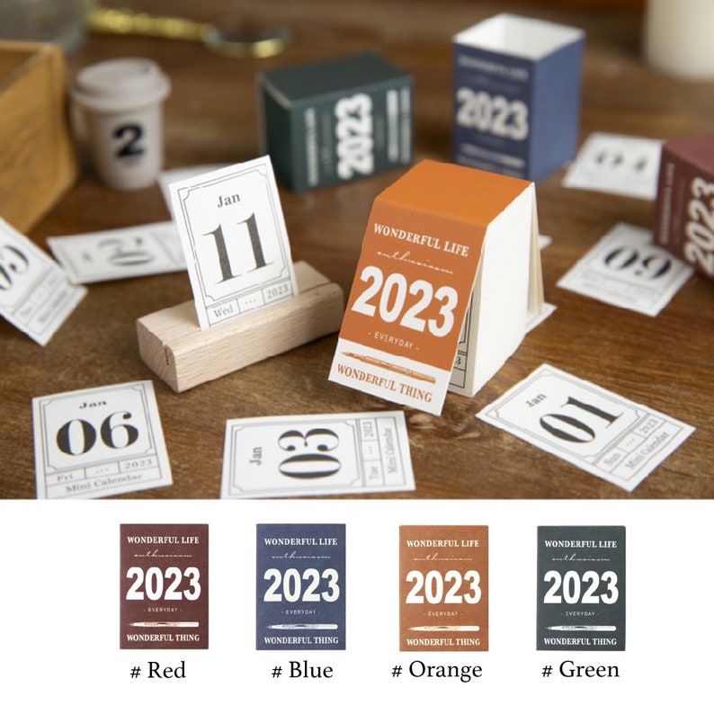 2023 Calendar Mini Calendar Small Calendar Pocket Calendar - Etsy