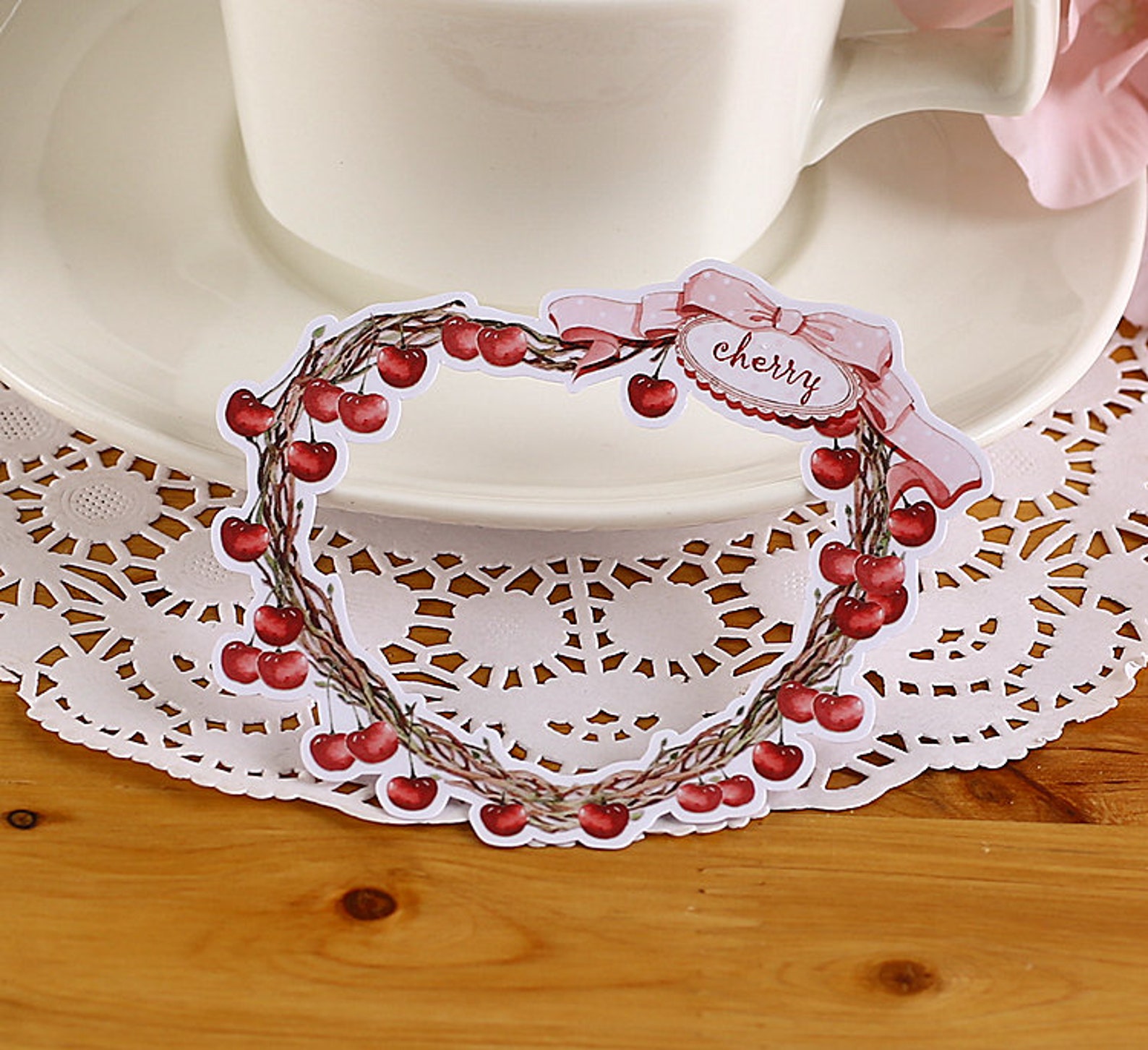 Flower Stickers Floral Frame Leaf Leaves Themed Decorative - Etsy