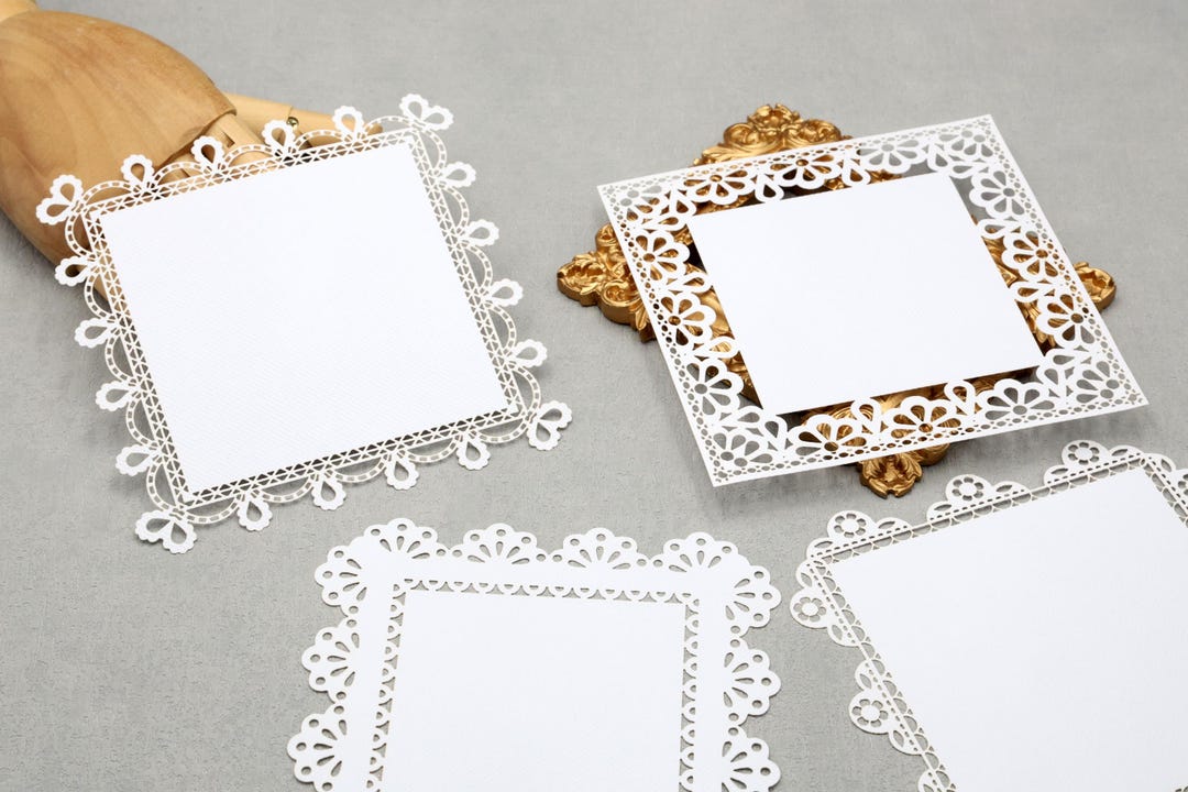 10PCS Assorted Lace Paper Die-cuts, Paper Cutting Thin Die-cuts, Junk ...