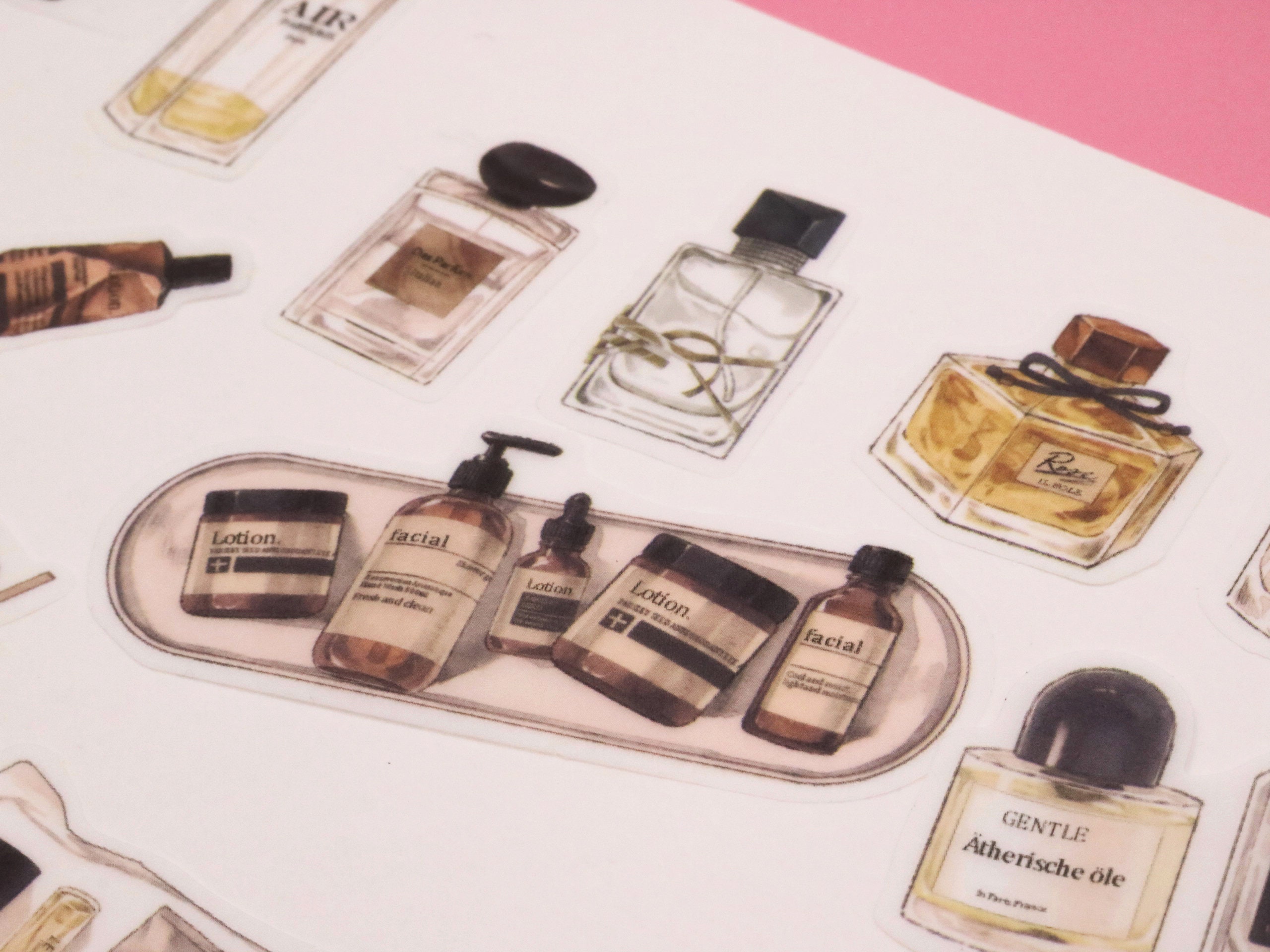 Perfume Stickers 40pcs/pack Washi Stickers Pack / Perfume - Etsy UK