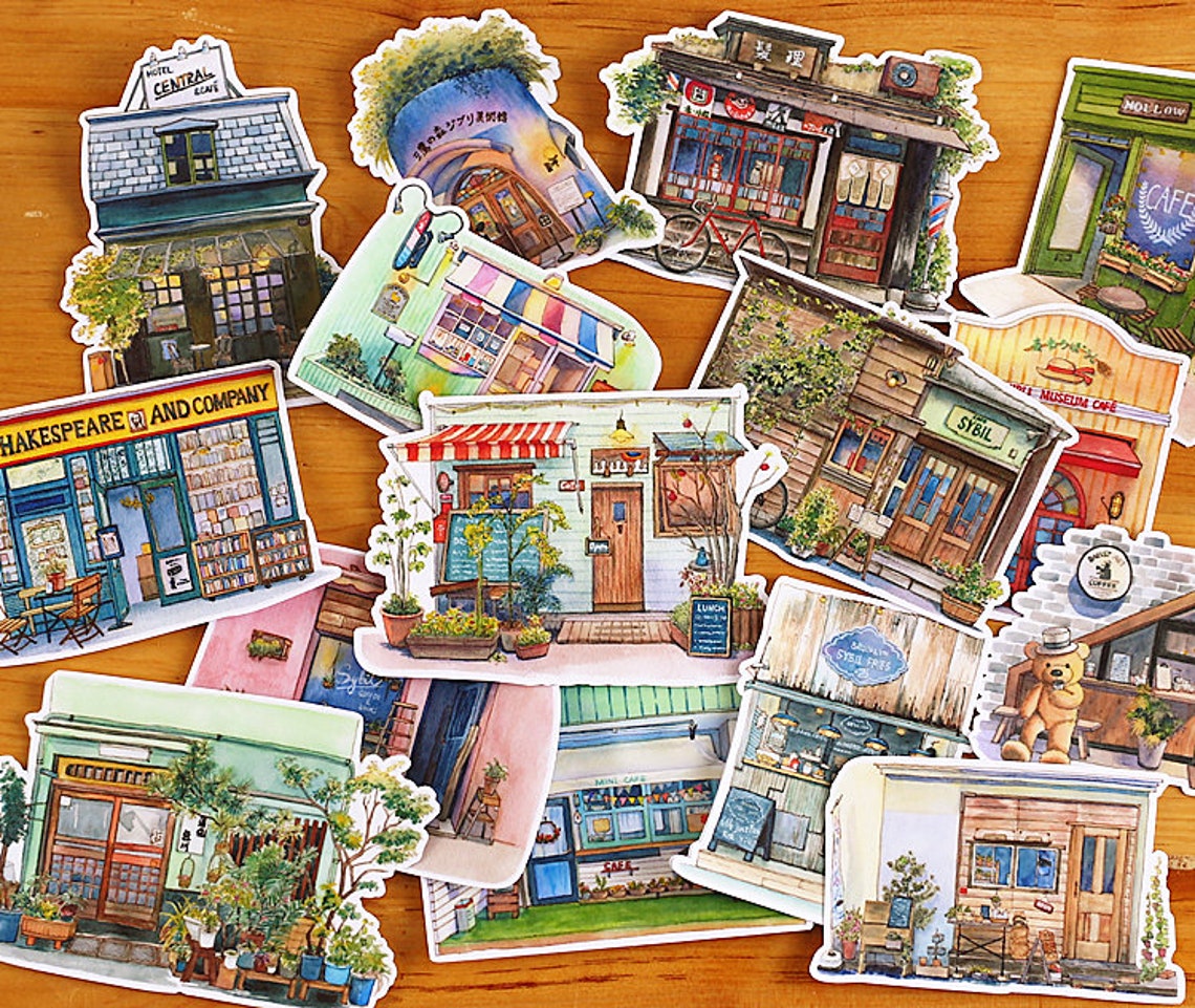 Shop Vender Sticker Small Shop Vendor Street Vendor Themed - Etsy