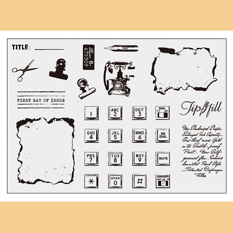 Telephone Stamp - Etsy