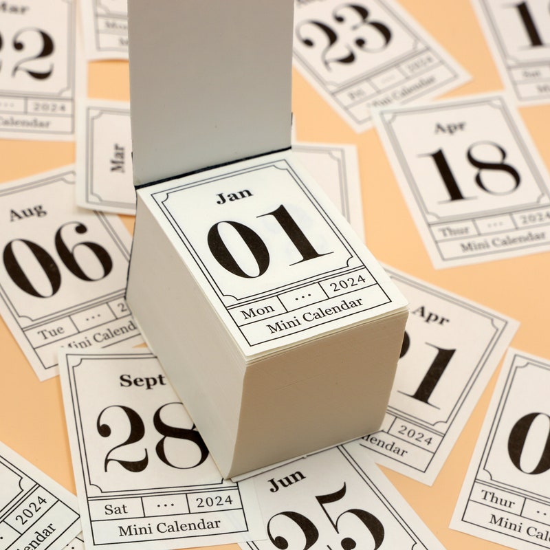 Pocket Calendar - Etsy UK