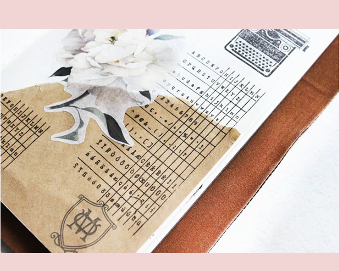 Clear Stamp Set / Clear Stamps / Vintage Typewriter Themed - Etsy