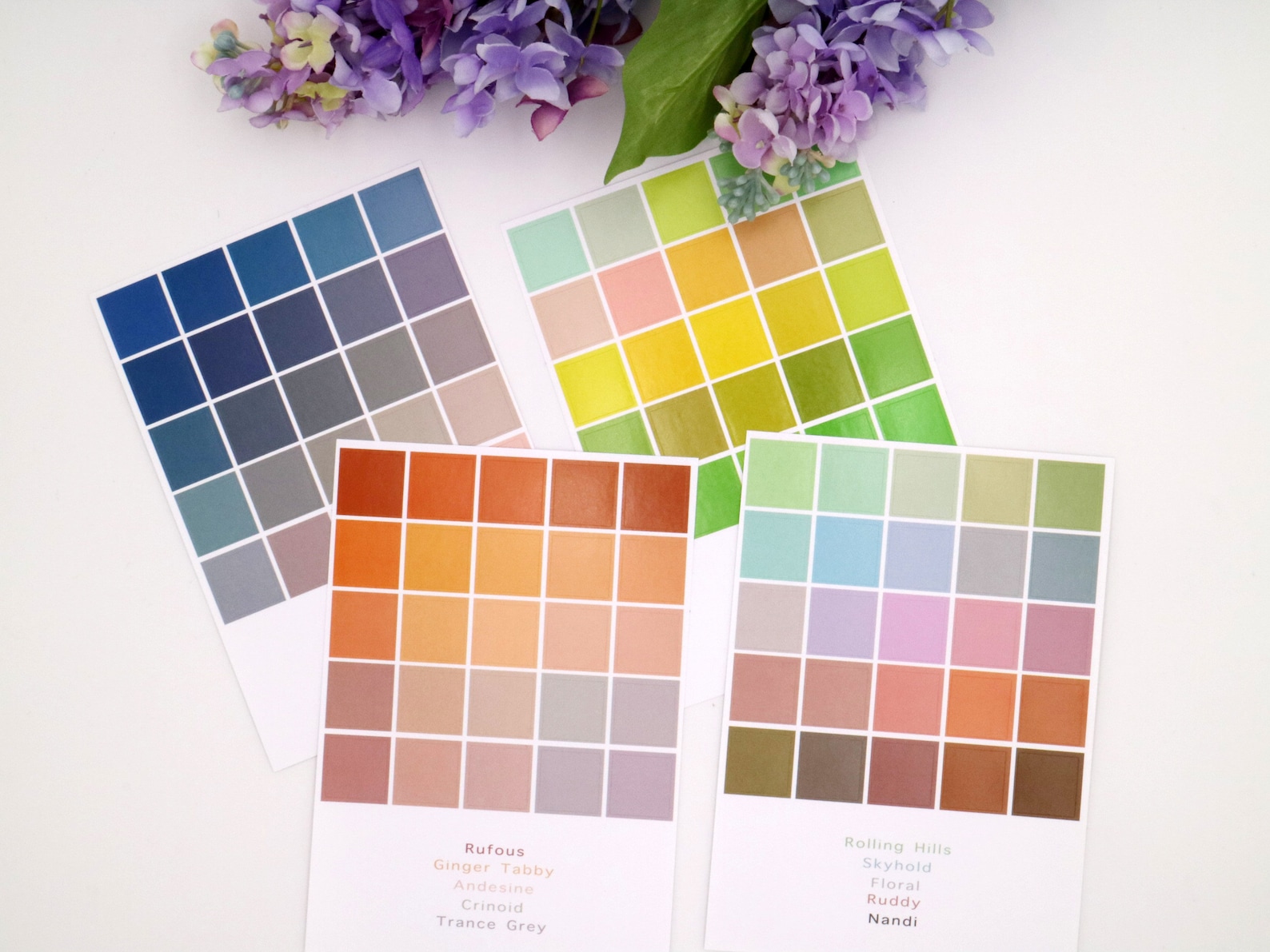 4 Sheets/ Set Cute Square Stickers Stickers Planner Sticker - Etsy