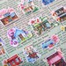 Floral Street Vender Sticker Street Shop,peddler, Seller, Merchant ...